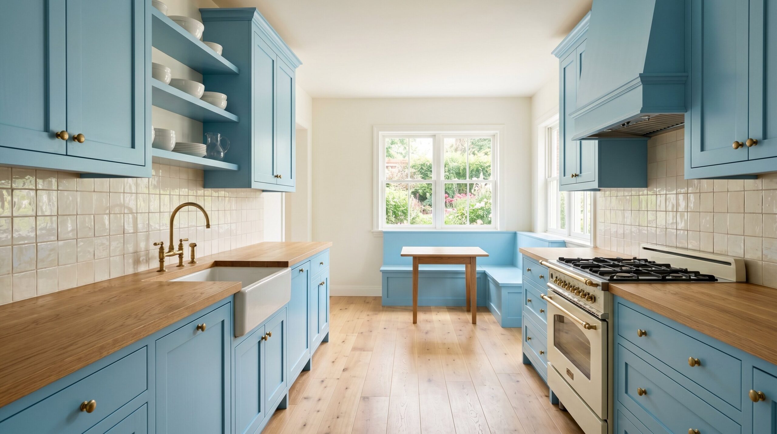 Blue Kitchen Cabinets: 18 Classic Tones for Any Style | HomeTips Daily ...